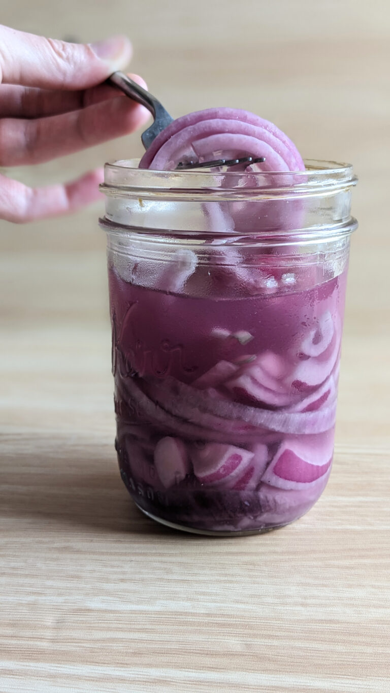 Easy Lacto-Fermented Red Onions - Sisu Homemaker