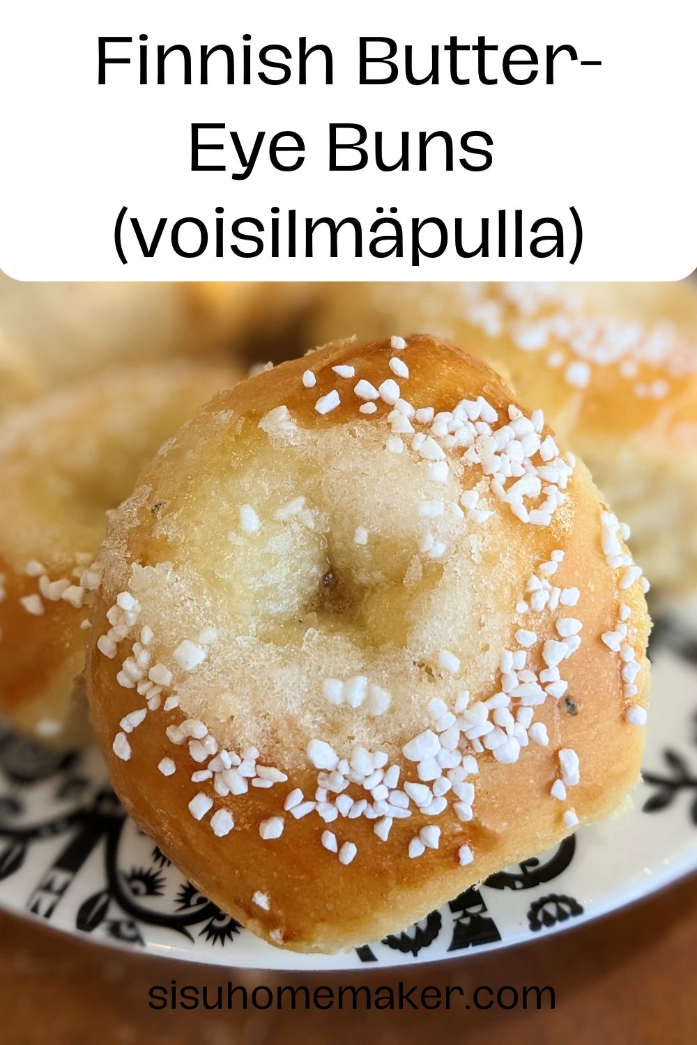 Finnish Butter-Eye Buns (Voisilmäpulla) - Sisu Homemaker