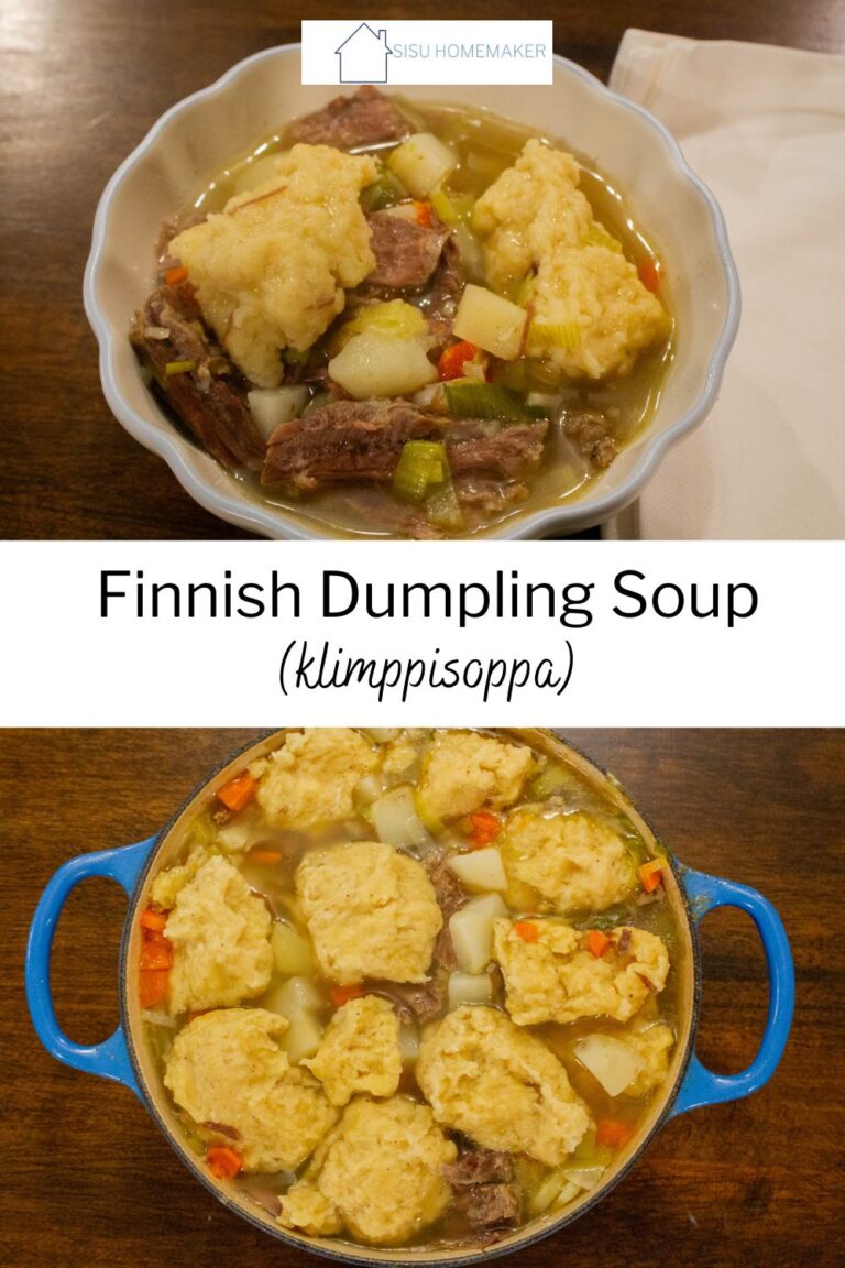 Finnish Dumpling Soup (Klimppisoppa) - Sisu Homemaker